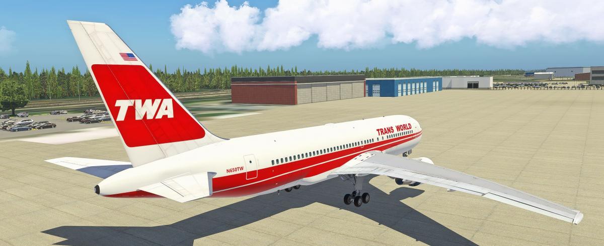 Flight Factor 767 Extended - Trans World (TWA) - Twin Stripe - Aircraft ...
