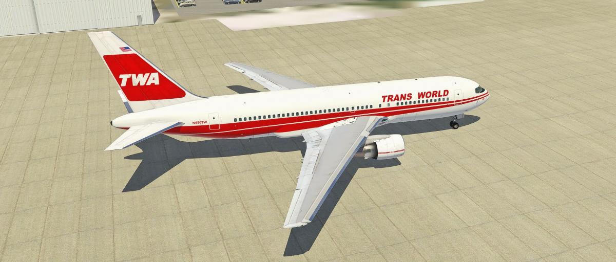 Flight Factor 767 Extended - Trans World (TWA) - Twin Stripe - Aircraft ...