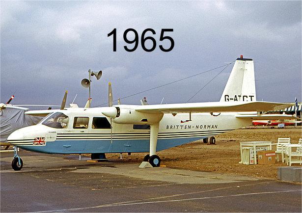 Prototype BN-2 Islander G-ATCT 1965 (Nimbus BN-2B Britten-Norman ...