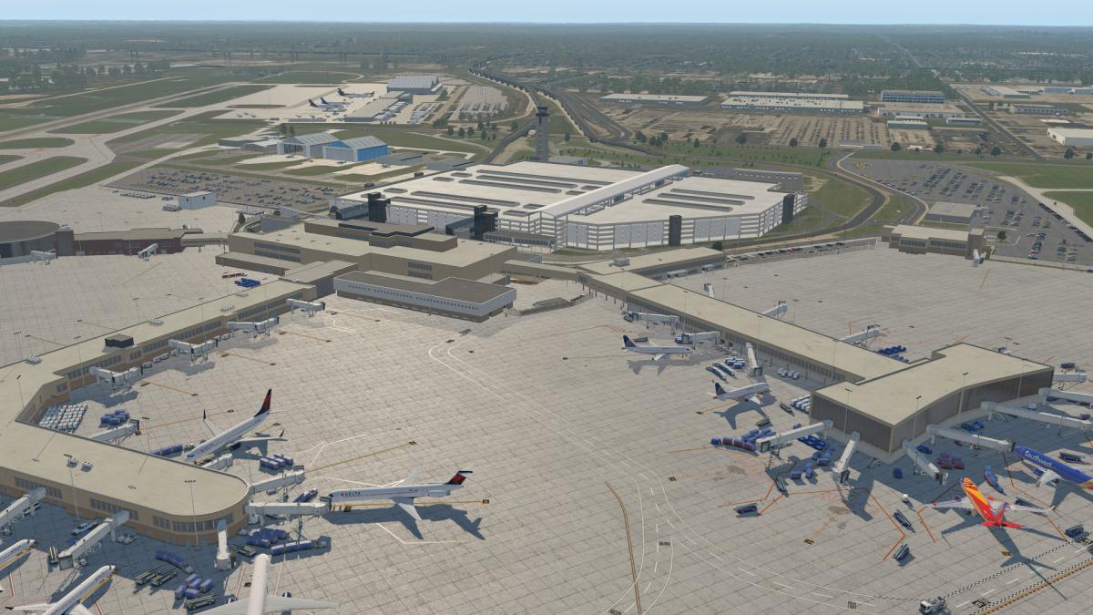 KMKE - Milwaukee Mitchell International Airport - Scenery Packages - X ...