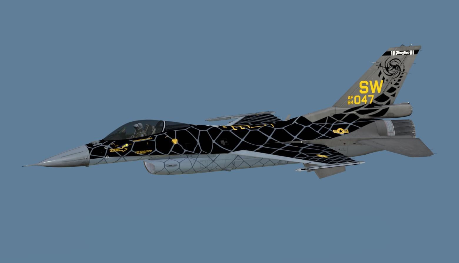 DeltaWing Simulations F-16C Block 52+ - USAF Viper Venom - DeltaWing ...