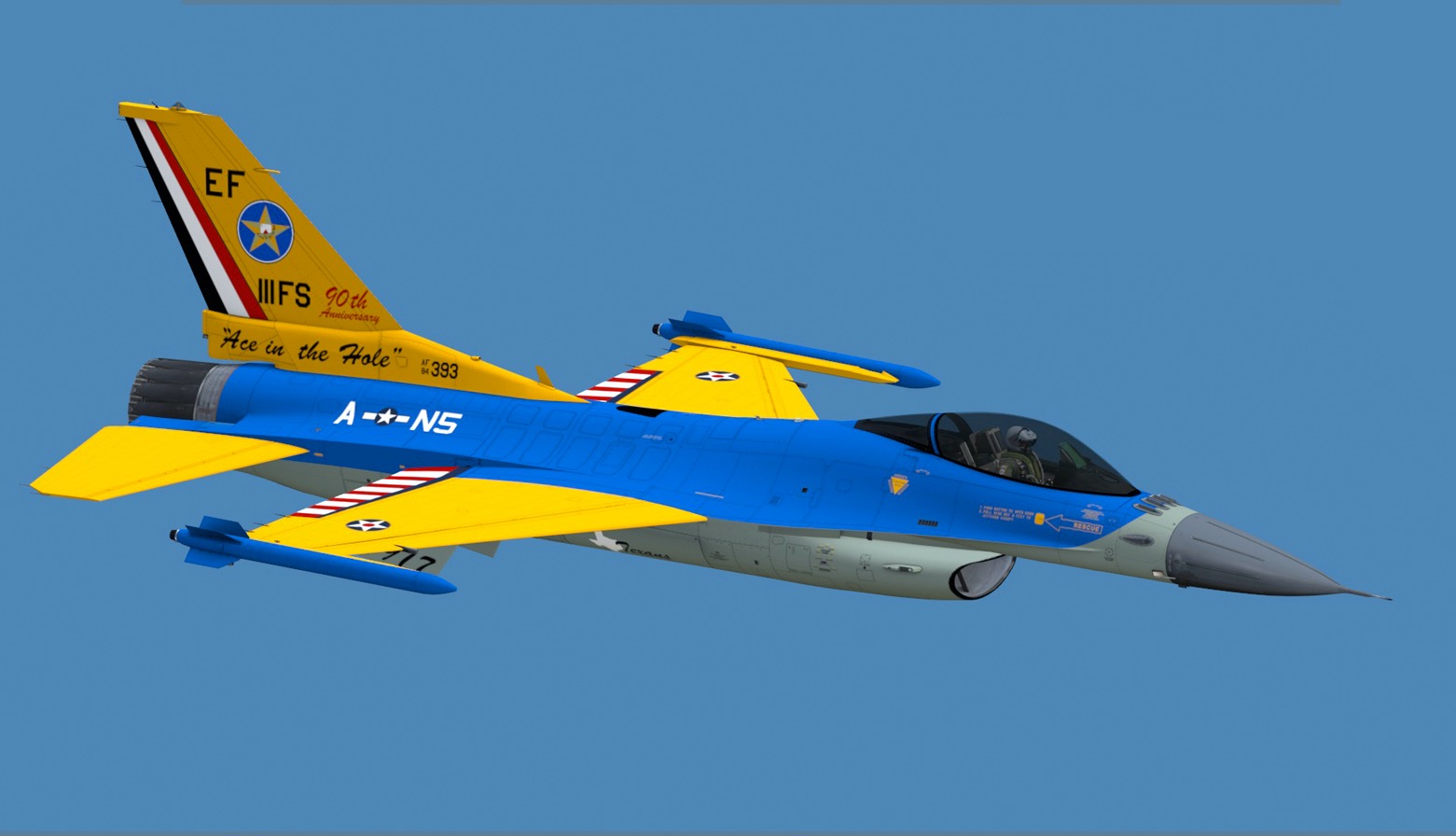 DeltaWing Simulations F-16C Block 52+ USAF - Ace in the Hole ...