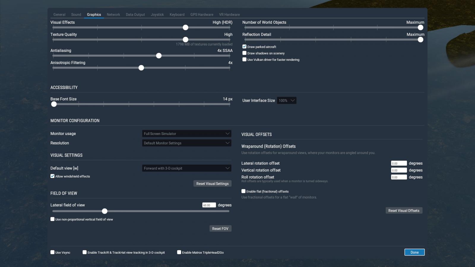 Help with my graphic settings. - XP11 Technical Support - Cubby's ...