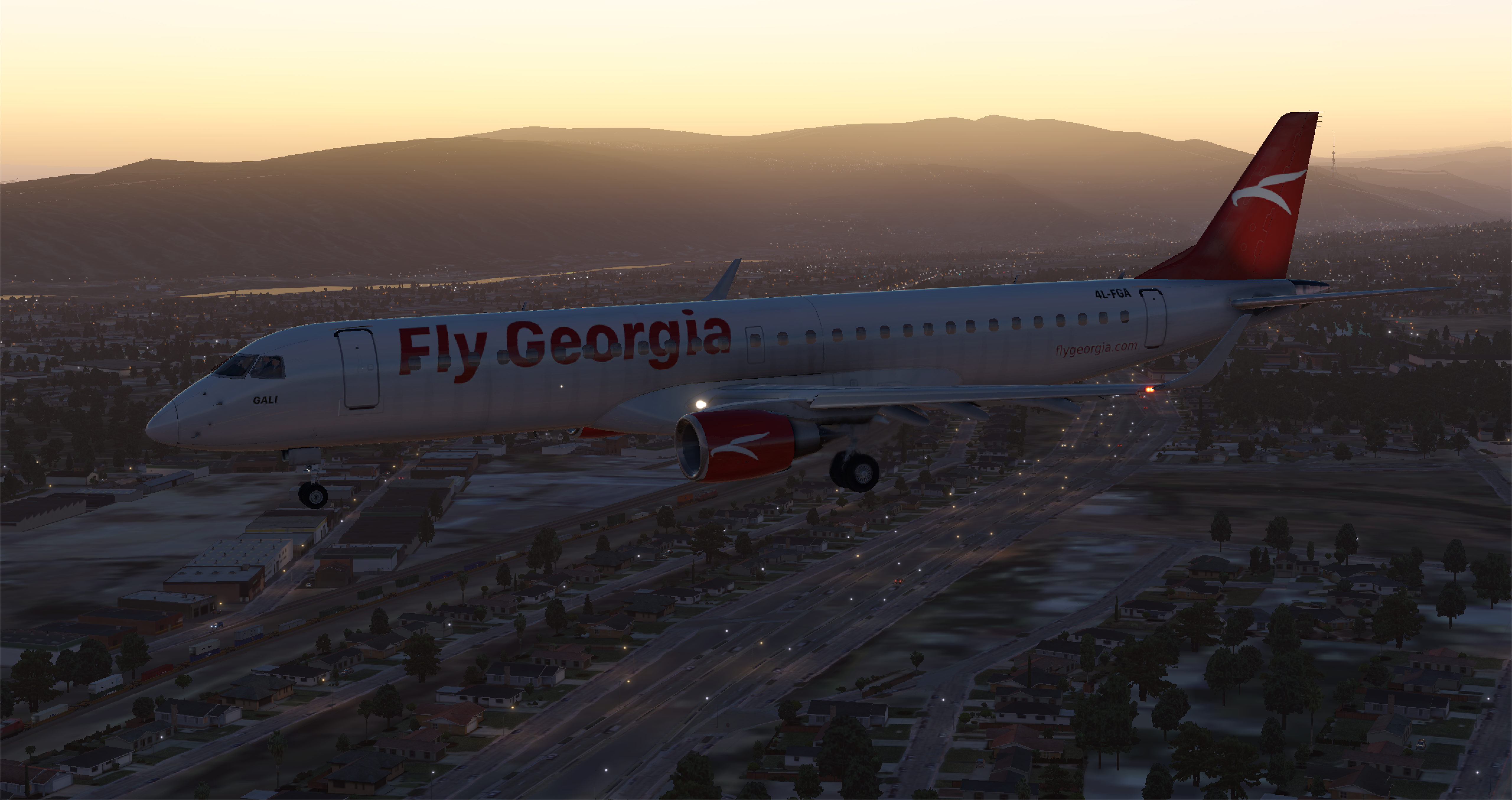 Fly Georgia livery fo x-crafts E195 V2 - E175-E195 by X-Crafts (older ...