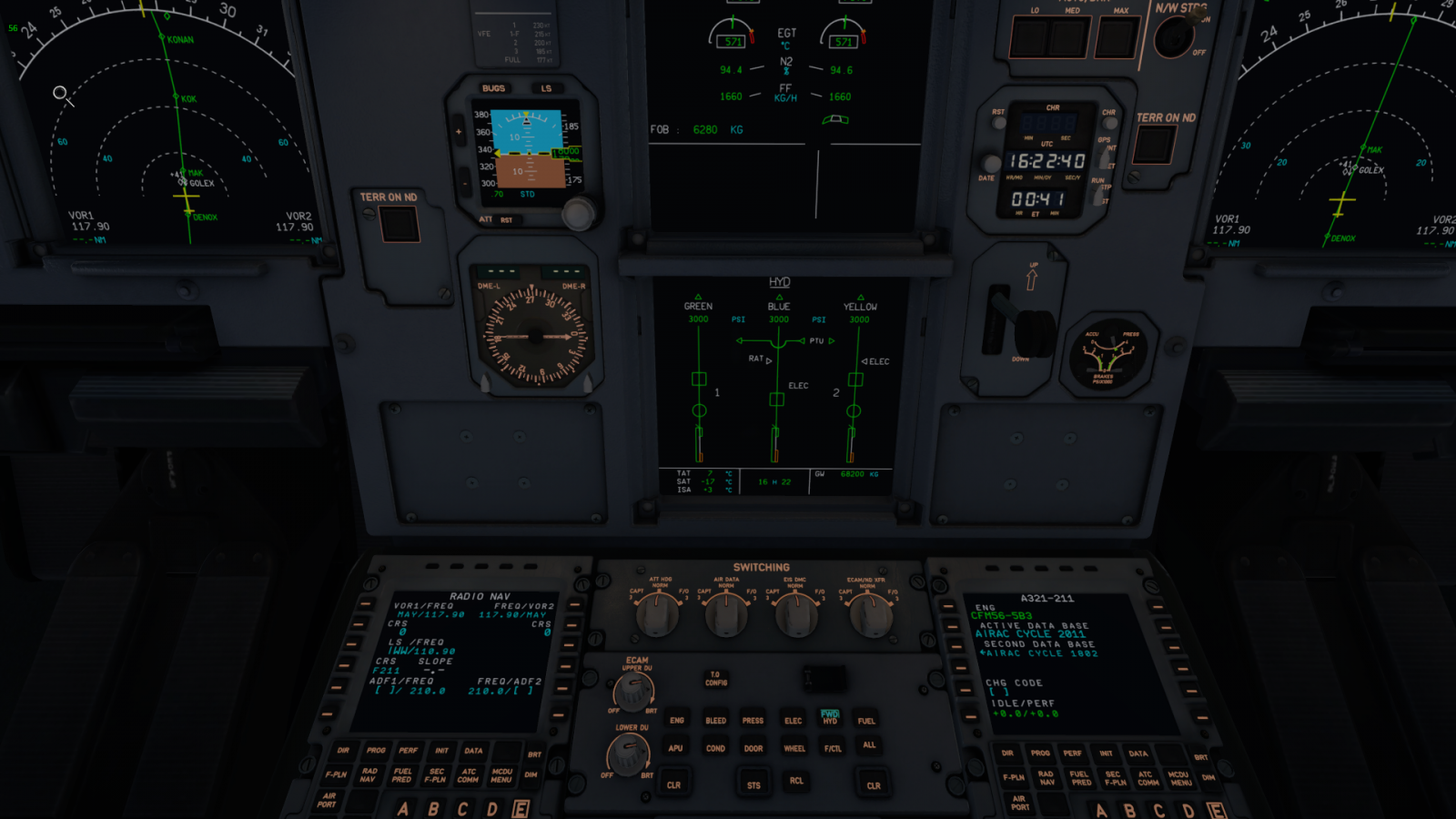System select buttons & FMS ILS since update. - Airbus A321 - X-Plane ...