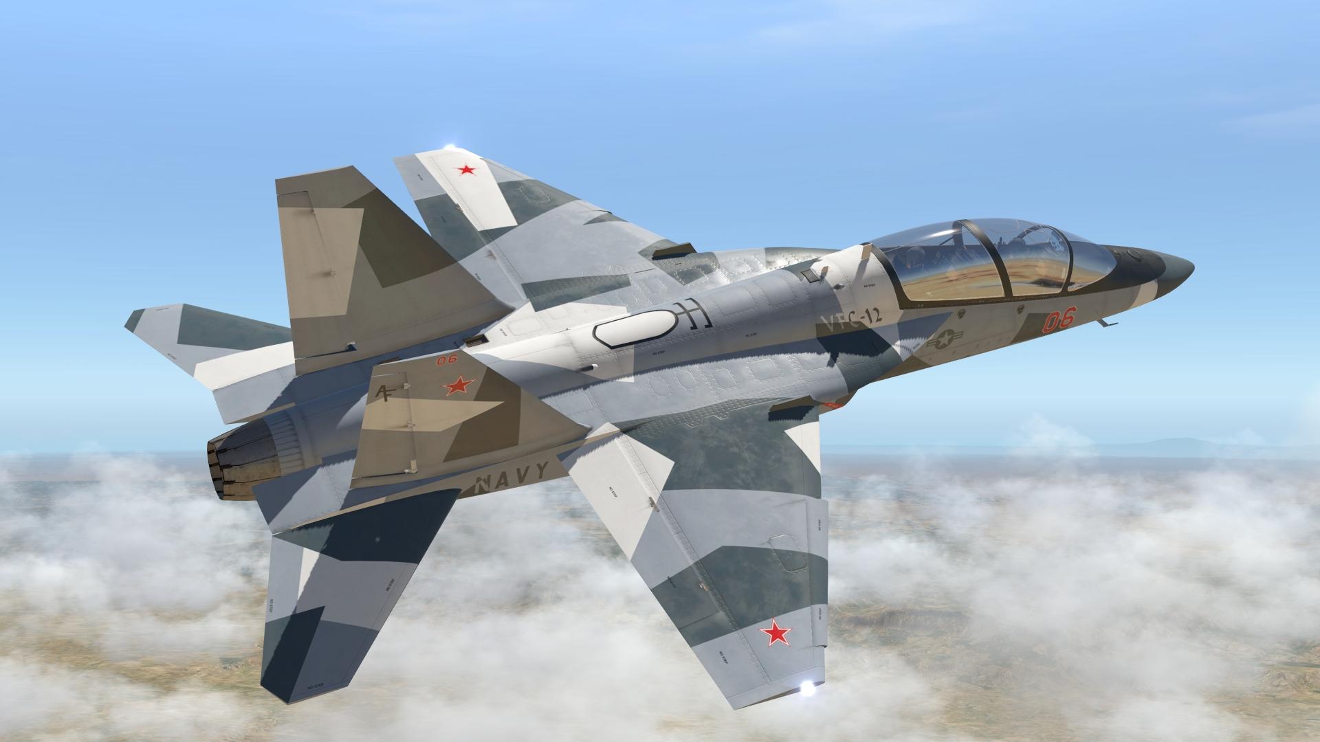 US NAVY VFC-12 Arctic splinter camo - T-7A Red Hawk - T-7A Red Hawk - X ...