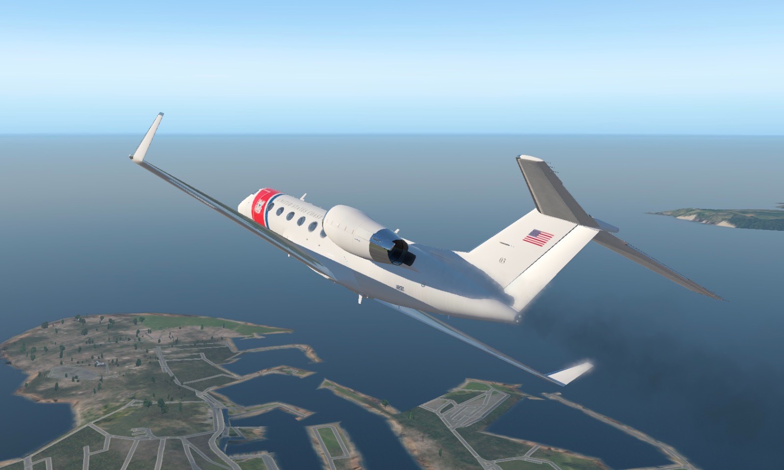 Gulfstream GIV-SP US Coast Guard Livery - Aircraft Skins - Liveries - X ...