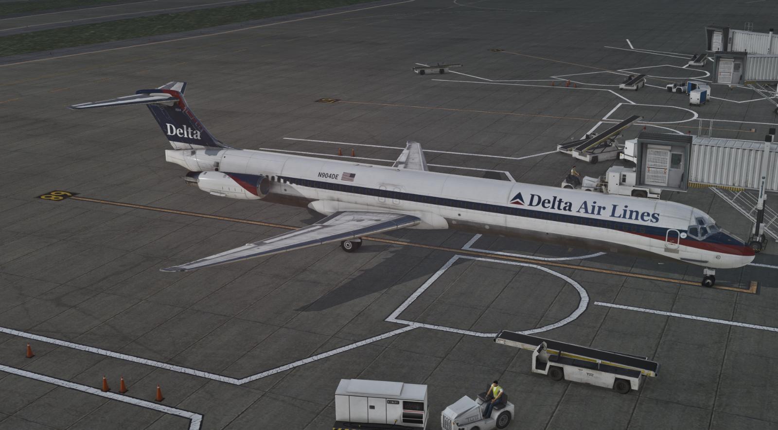 Delta Air Lines Ron Allen-Era MD-88 - Aircraft Skins - Liveries - X ...