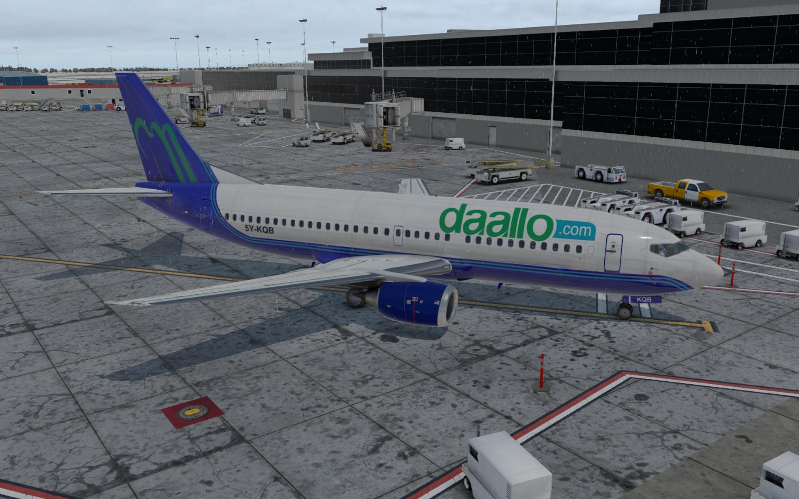 Daallo Airlines (Somalia) B737-300 - Aircraft Skins - Liveries - X ...