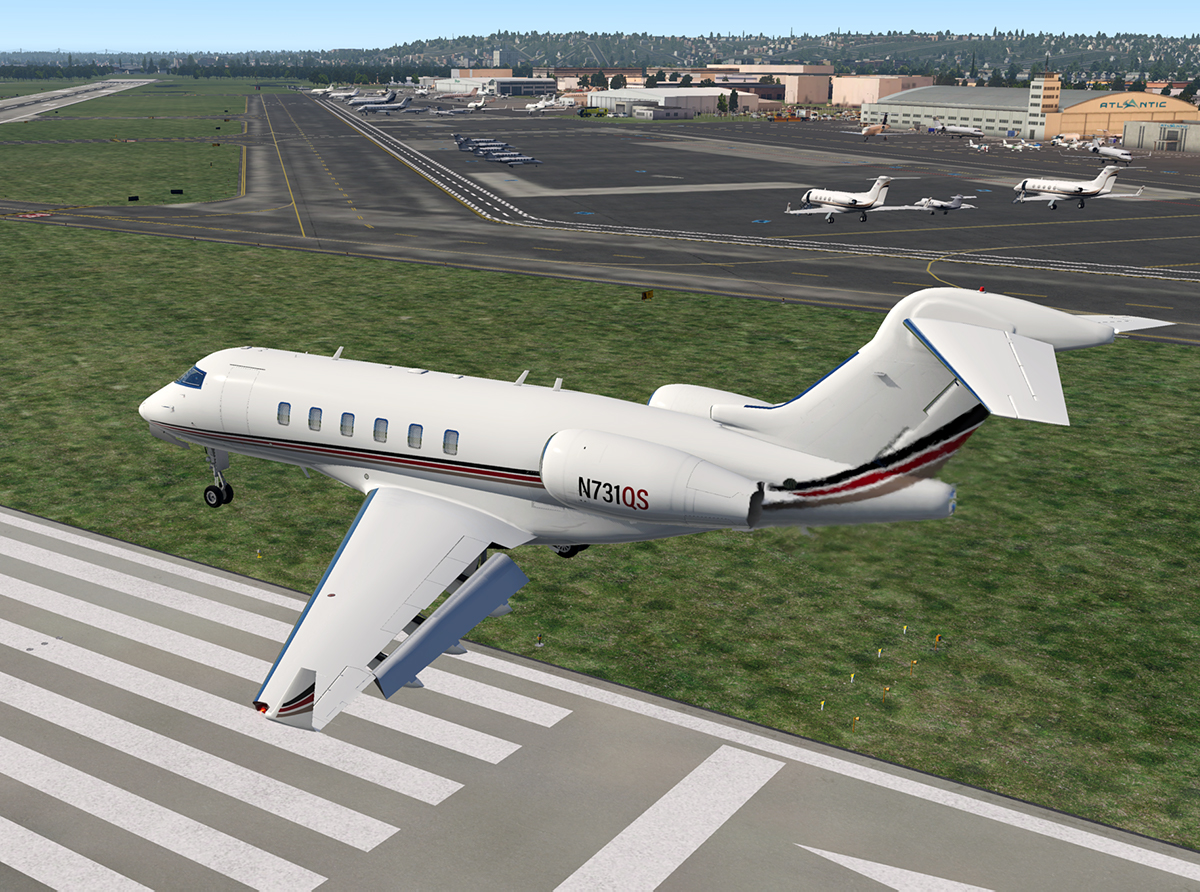 NetJets N731QS - DDen Challenger 300 - Challenger 300 skins - X-Plane ...