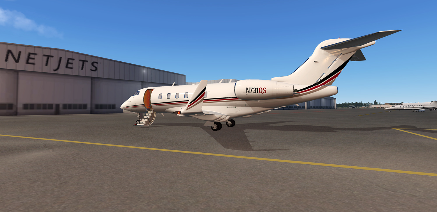 NetJets N731QS - DDen Challenger 300 - Challenger 300 skins - X-Plane ...