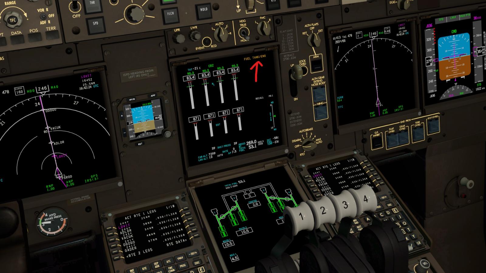 FUAL TANK/ENG alarm / cancel button - Boeing 747-8 - X-Plane.Org Forum