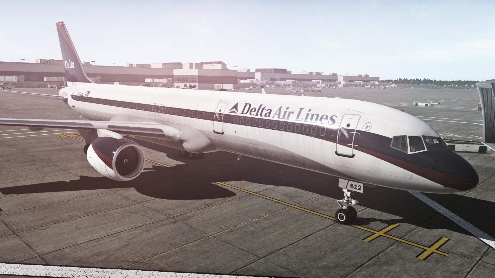 Delta Airlines 757-232 Ron Allen Scheme (FlightFactor) 1.0 - Aircraft ...