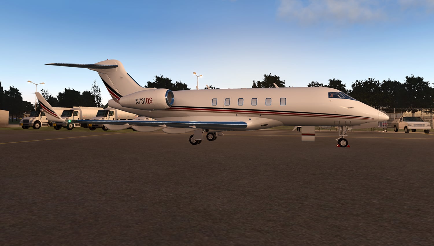 NetJets N731QS - DDen Challenger 300 - Challenger 300 skins - X-Plane ...