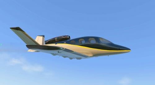 Black Top Livery, Cirrus Vision Jet SF50 G2 (eight liveries) - Aircraft ...