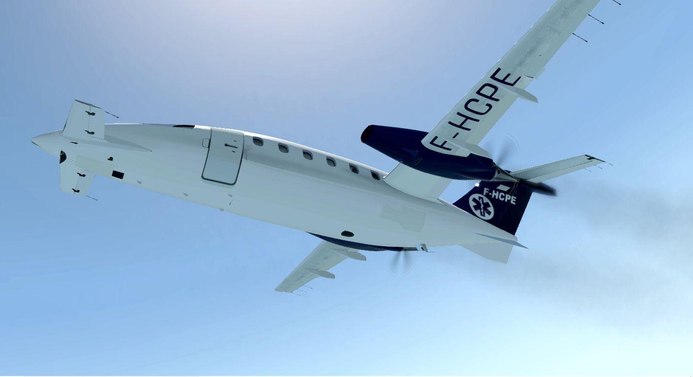 Piaggio Avanti SAMU F-HCPE livery - Aircraft Skins - Liveries - X-Plane ...