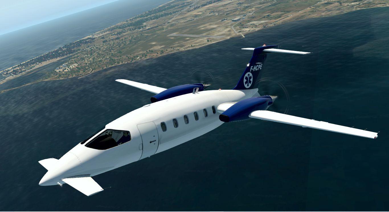 Piaggio Avanti SAMU F-HCPE livery - Aircraft Skins - Liveries - X-Plane ...