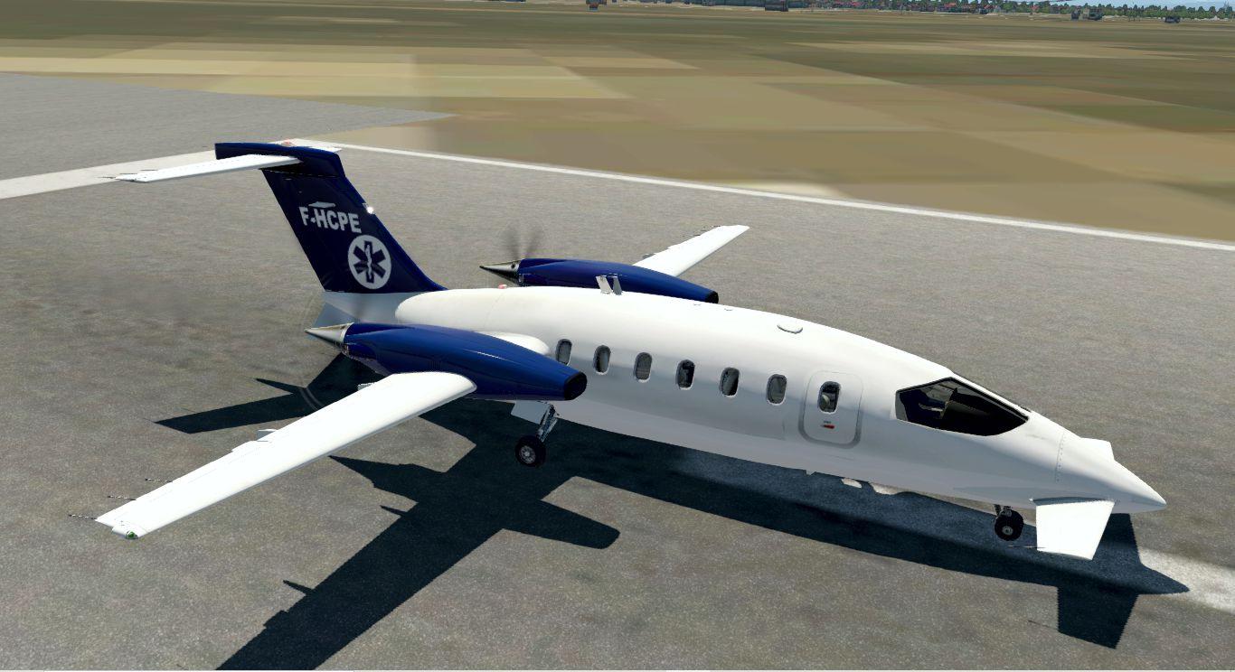 Piaggio Avanti SAMU F-HCPE livery - Aircraft Skins - Liveries - X-Plane ...