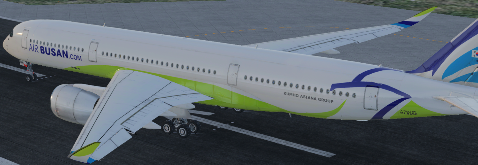 Airbus A350 Airbusan - Aircraft Skins - Liveries - X-Plane.Org Forum
