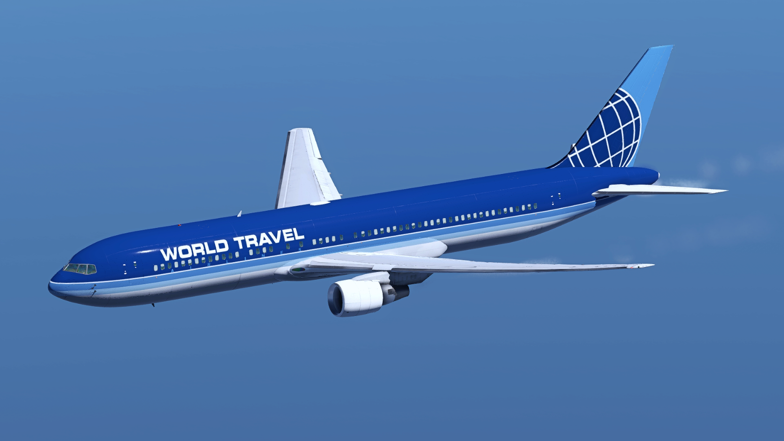 World Travel Airlines Livery For Flight Factor 767-300ER - Aircraft ...
