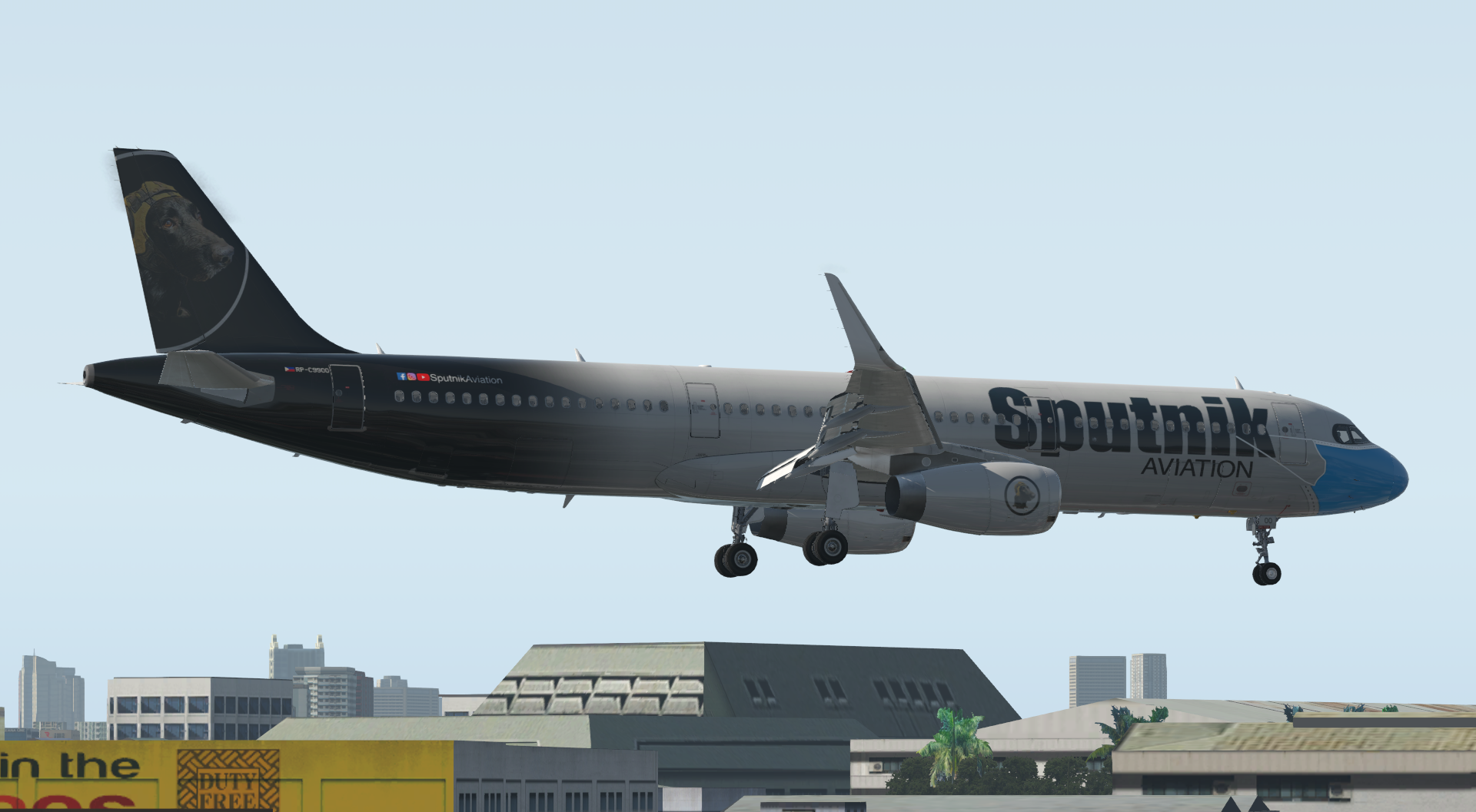 Sputnik Toliss A321 with Mask - Aircraft Skins - Liveries - X-Plane.Org ...