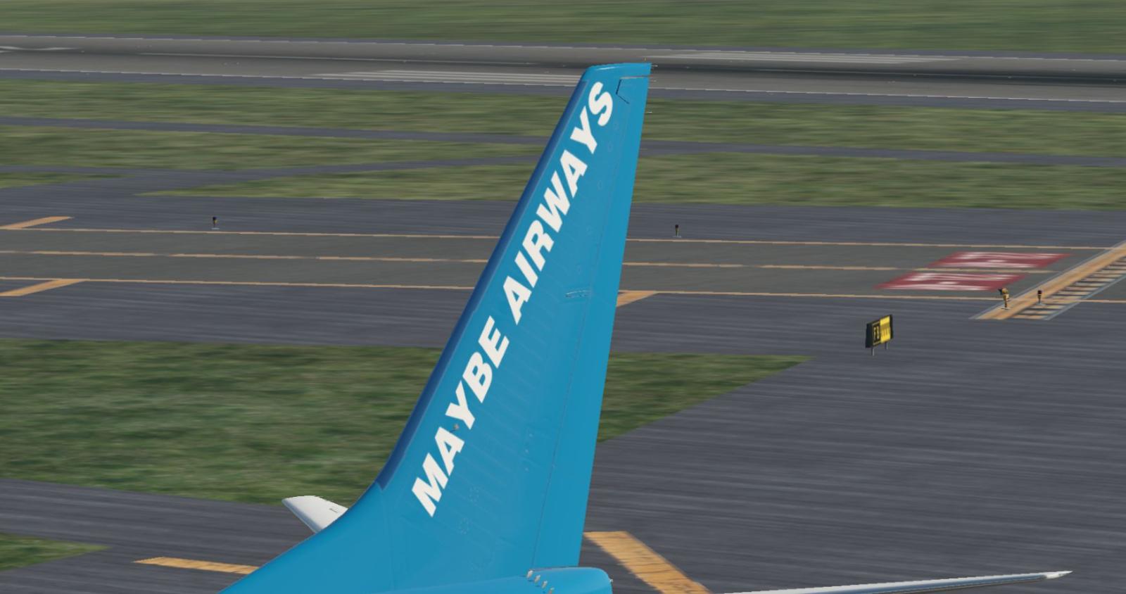 Maybe Airways | ZIG ZAG | Zibo 737-800 - Aircraft Skins - Liveries - X ...