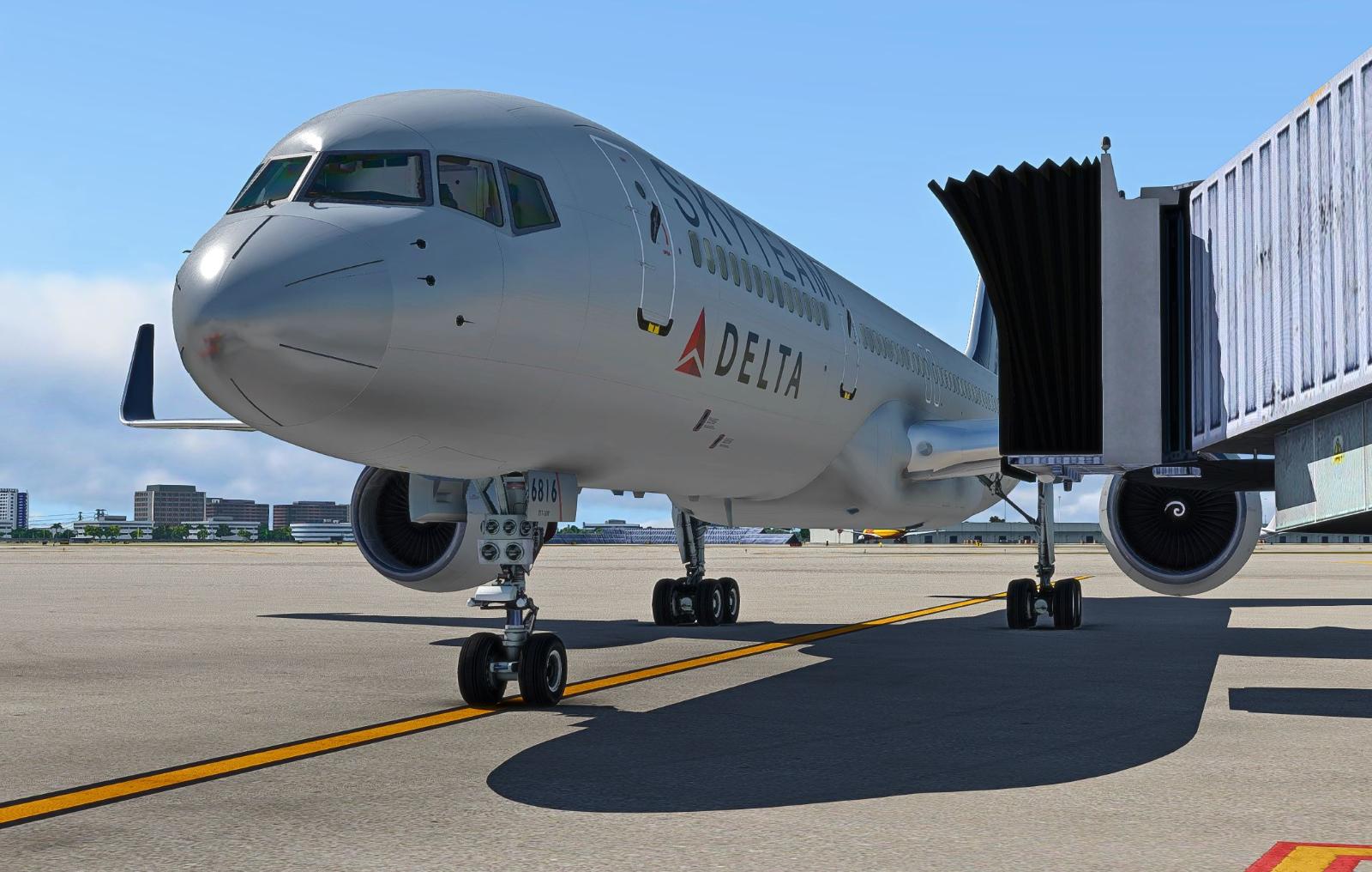 Flight Factor 757-200 v2 - Delta Airlines Skyteam - N722TW - Aircraft ...