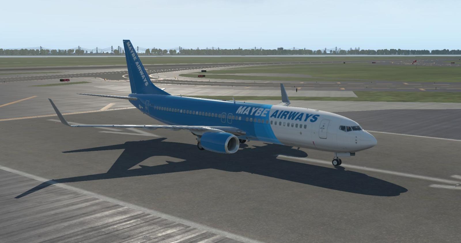 Maybe Airways | ZIG ZAG | Zibo 737-800 - Aircraft Skins - Liveries - X ...