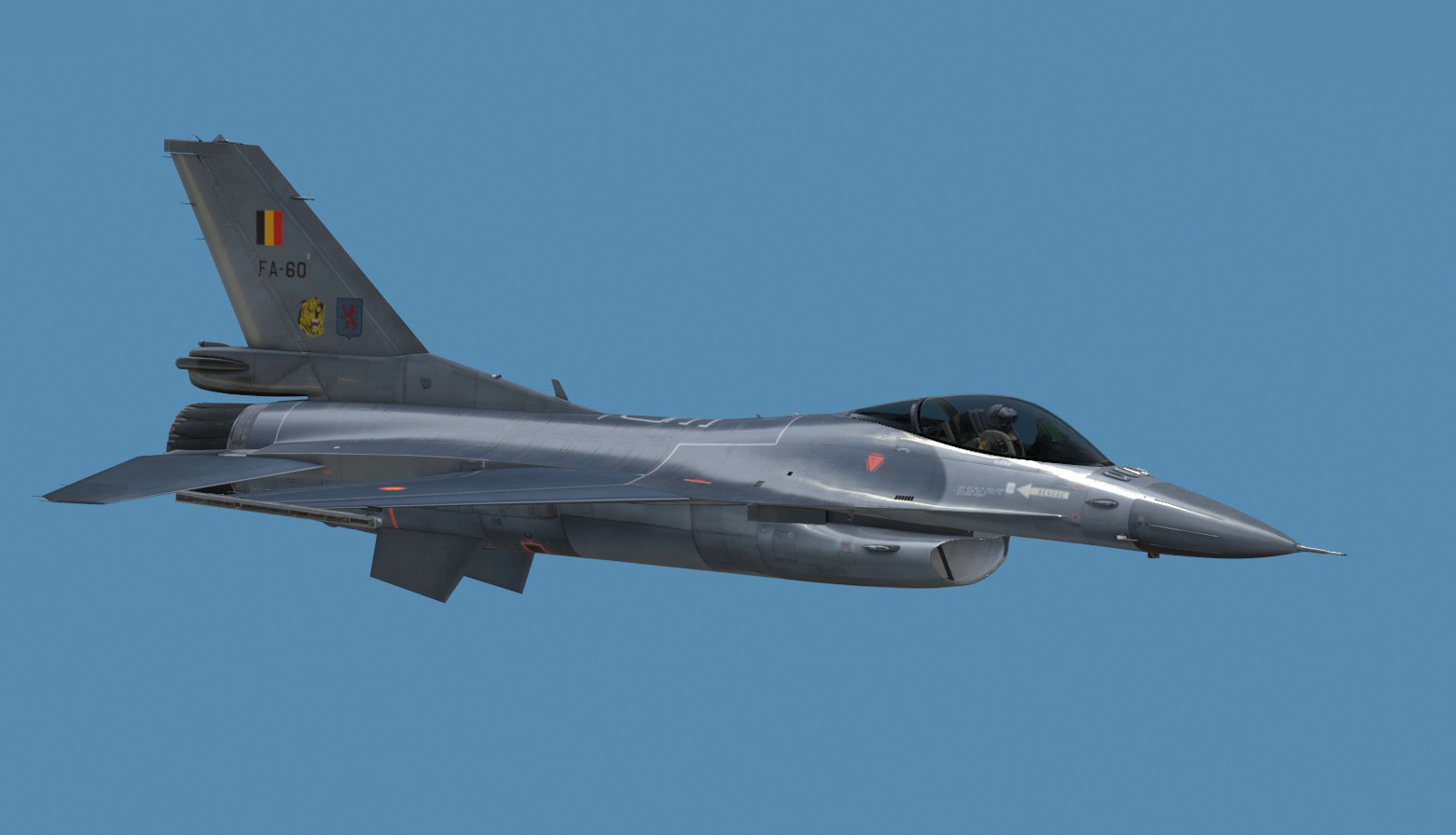 DeltaWing Simulations F-16C Block 52+ Belgium Air Force FA-60 ...
