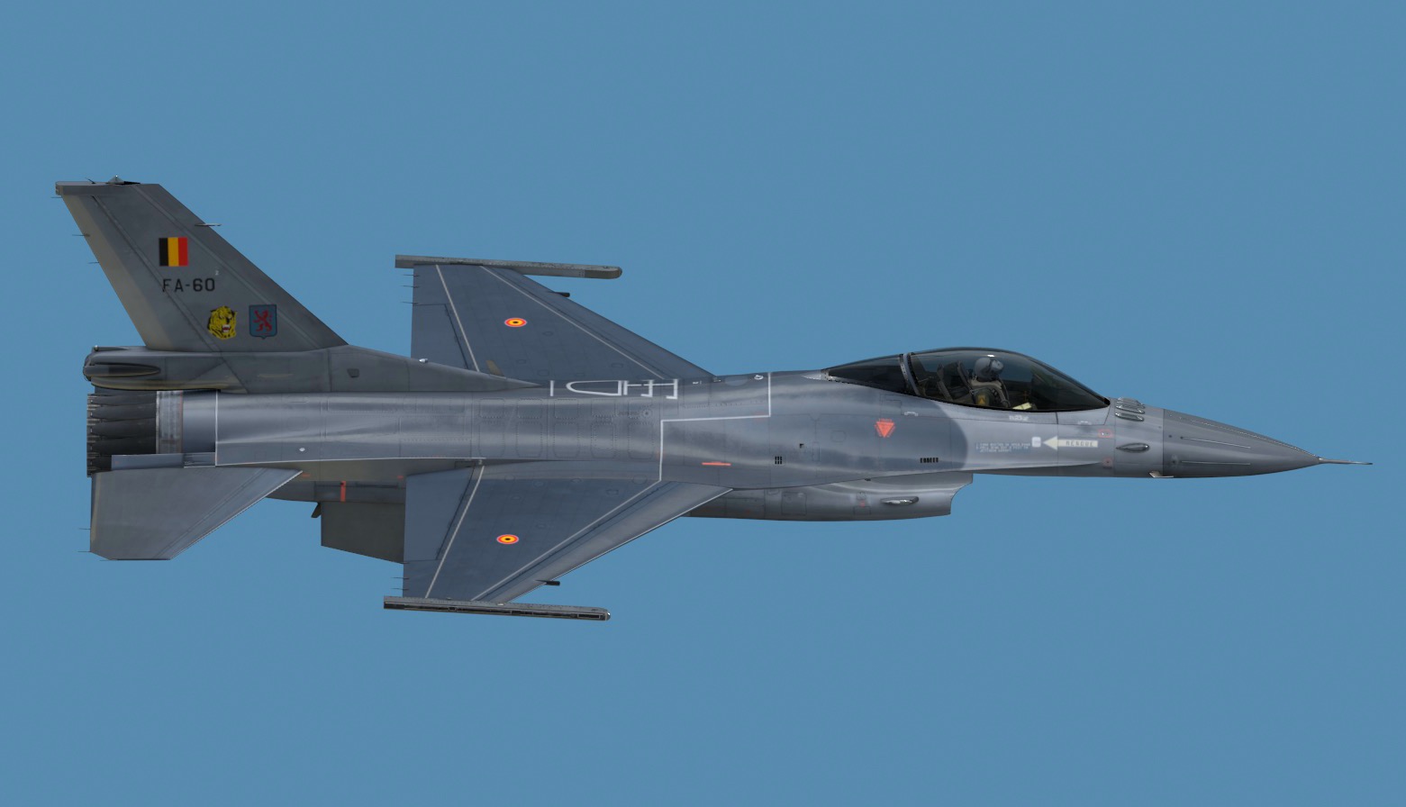 DeltaWing Simulations F-16C Block 52+ Belgium Air Force FA-60 ...