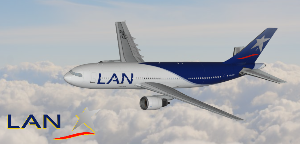INI Simulations A300-600R LAN - Aircraft Skins - Liveries - X-Plane.Org ...