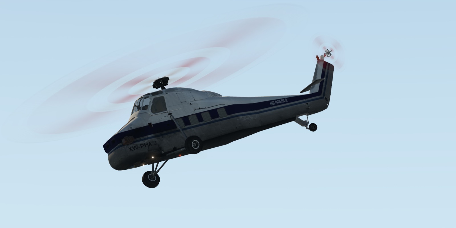 Sikorsky S-58T Air America - Aircraft Skins - Liveries - X-Plane.Org Forum