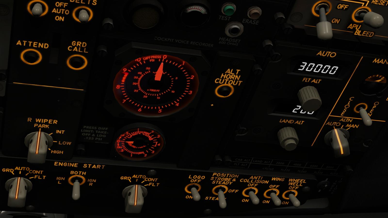 New cockpit lighting for zibo 737 mod BOTH 2K & 4K cockpits supported ...