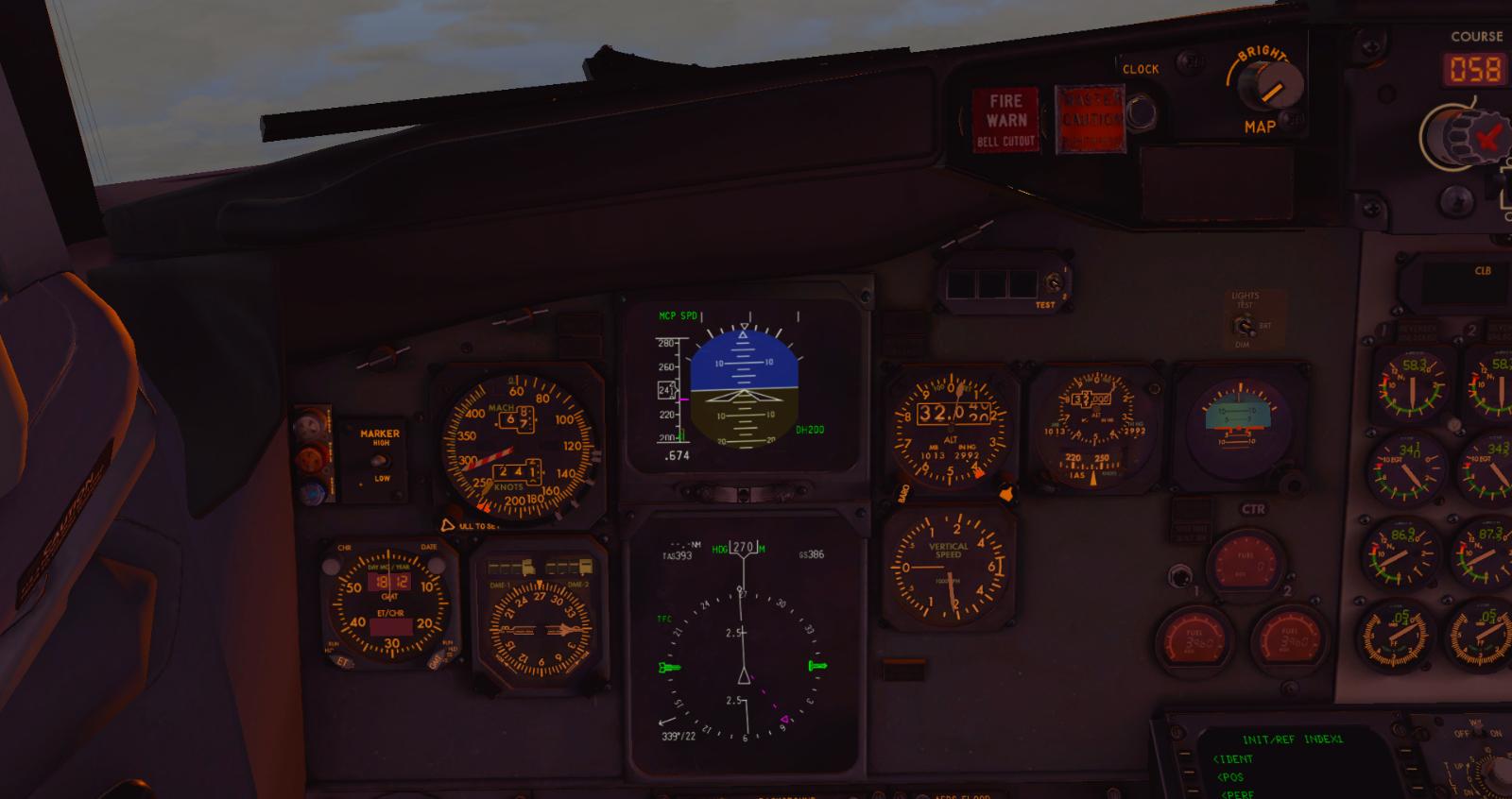 Integrated cue EADI for Boeing 737-300 IXEG with different color ...