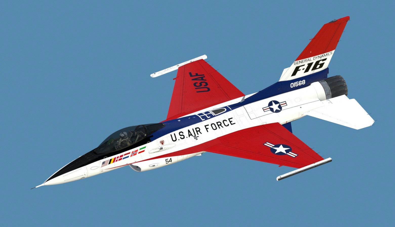 DeltaWing Simulations F-16C Block 52+ Prototype YF-16 01568 - DeltaWing ...
