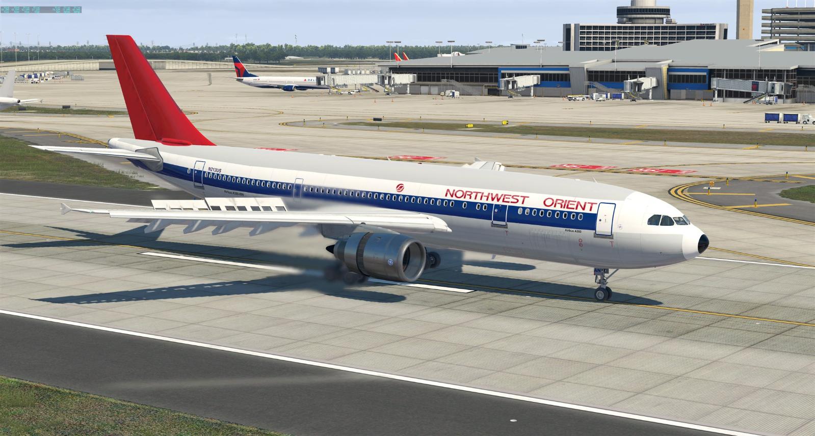 Northwest Orient ini a300 (Fictional) Livery - Aircraft Skins ...