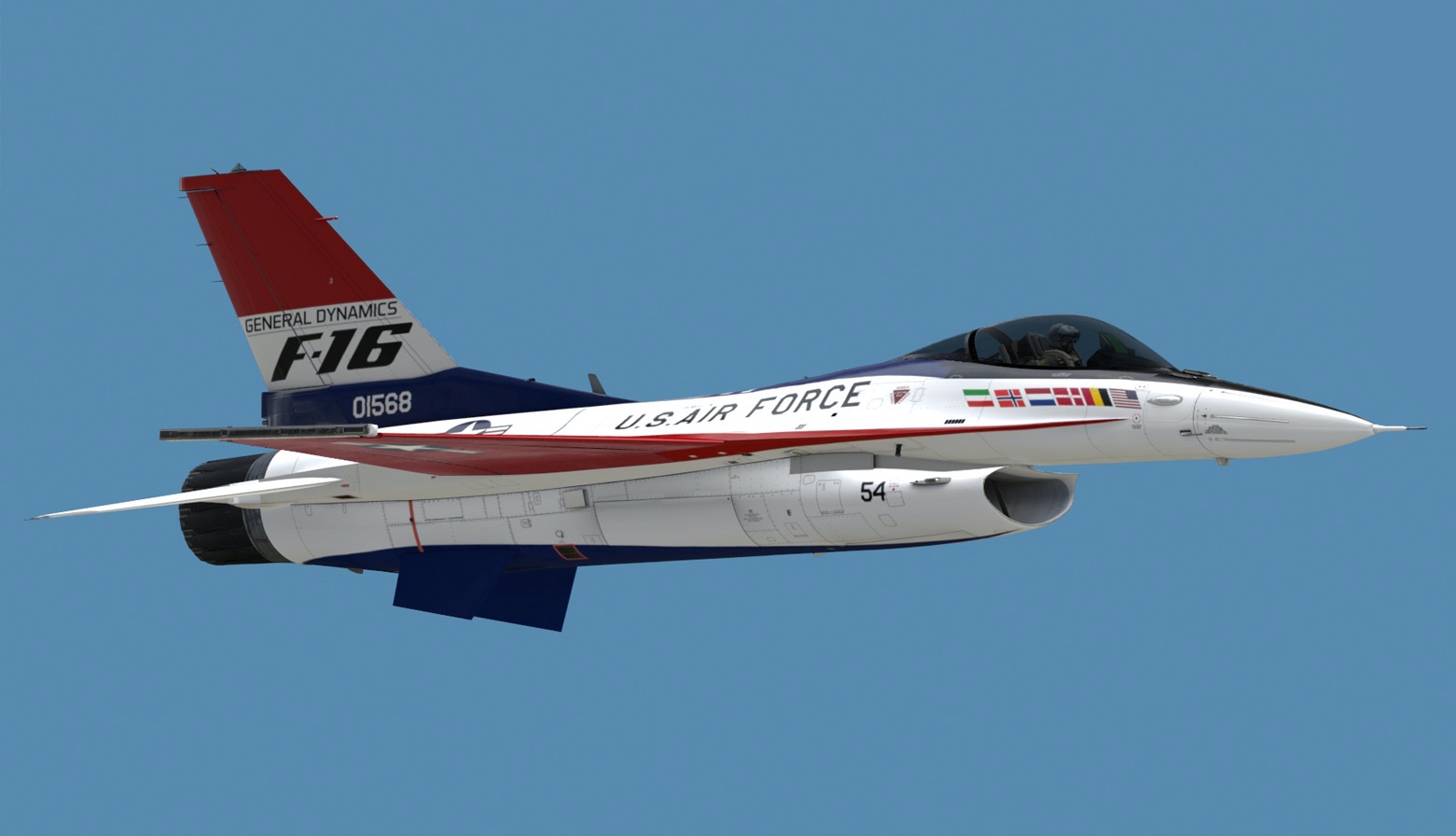 DeltaWing Simulations F-16C Block 52+ Prototype YF-16 01568 - DeltaWing ...