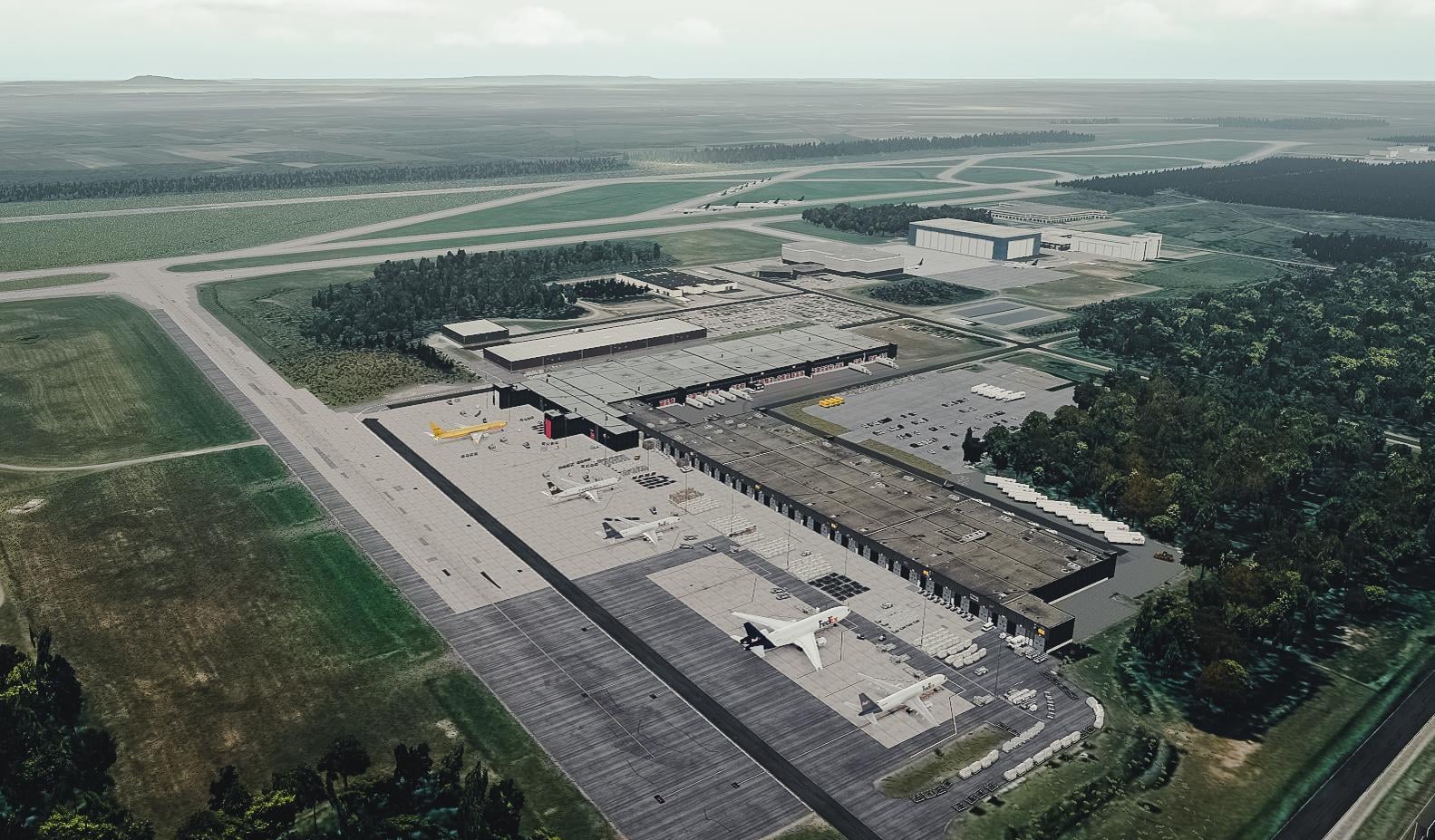 Montréal-Mirabel International Airport CYMX by Poutine Studios V1 ...