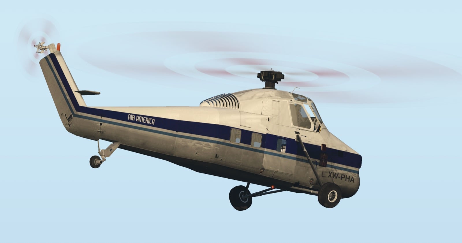 Sikorsky S-58T Air America - Aircraft Skins - Liveries - X-Plane.Org Forum