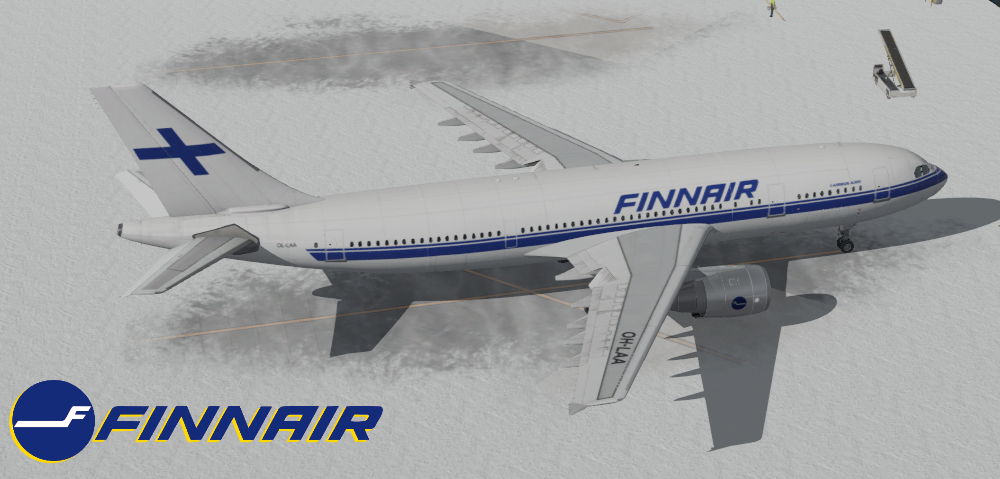INI Simulations A300-600R Finnair (GE) - Aircraft Skins - Liveries - X ...