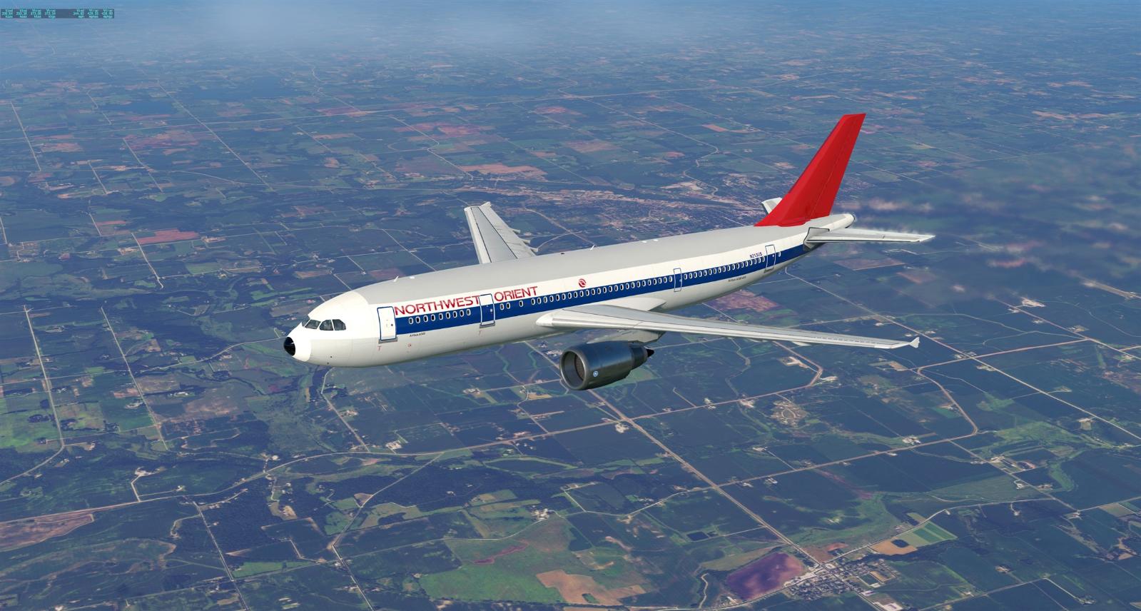 Northwest Orient ini a300 (Fictional) Livery - Aircraft Skins ...