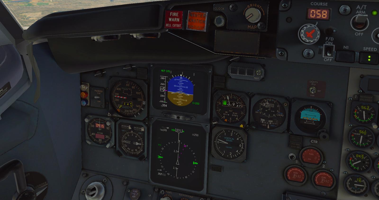 Integrated cue EADI for Boeing 737-300 IXEG with different color ...