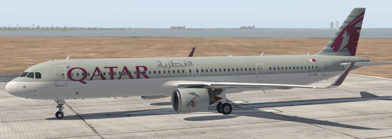 Qatar Airways A321 Neo and LR - Toliss A321 Neo - Aircraft Skins ...