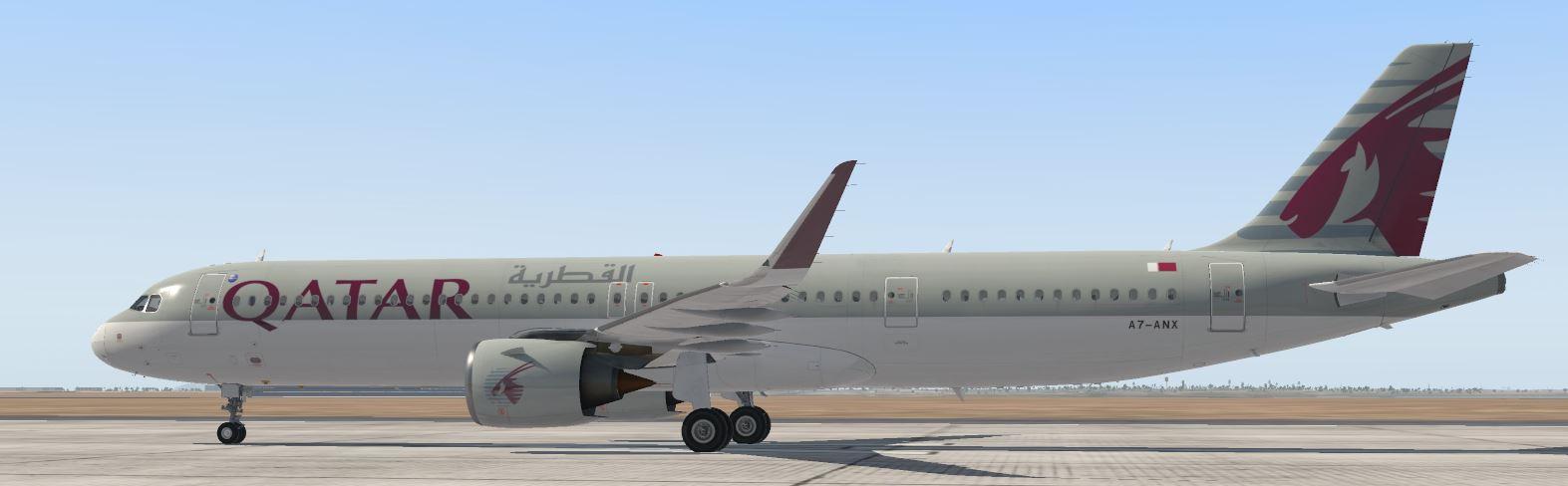 Qatar Airways A321 Neo and LR - Toliss A321 Neo - Aircraft Skins ...
