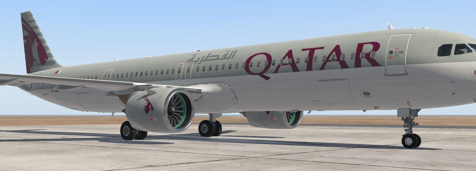 Qatar Airways A321 Neo and LR - Toliss A321 Neo - Aircraft Skins ...