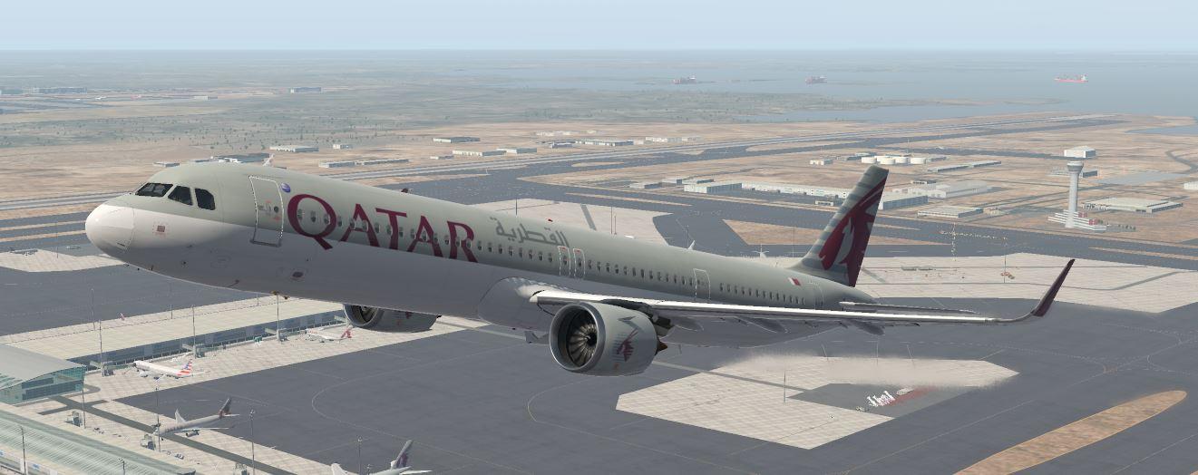Qatar Airways A321 Neo and LR - Toliss A321 Neo - Aircraft Skins ...