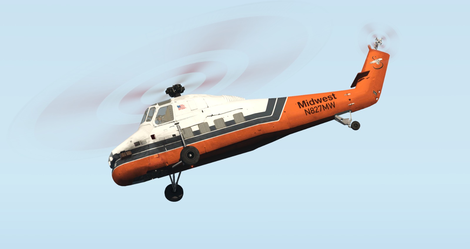 Sikorsky S-58T Midwest - Aircraft Skins - Liveries - X-Plane.Org Forum