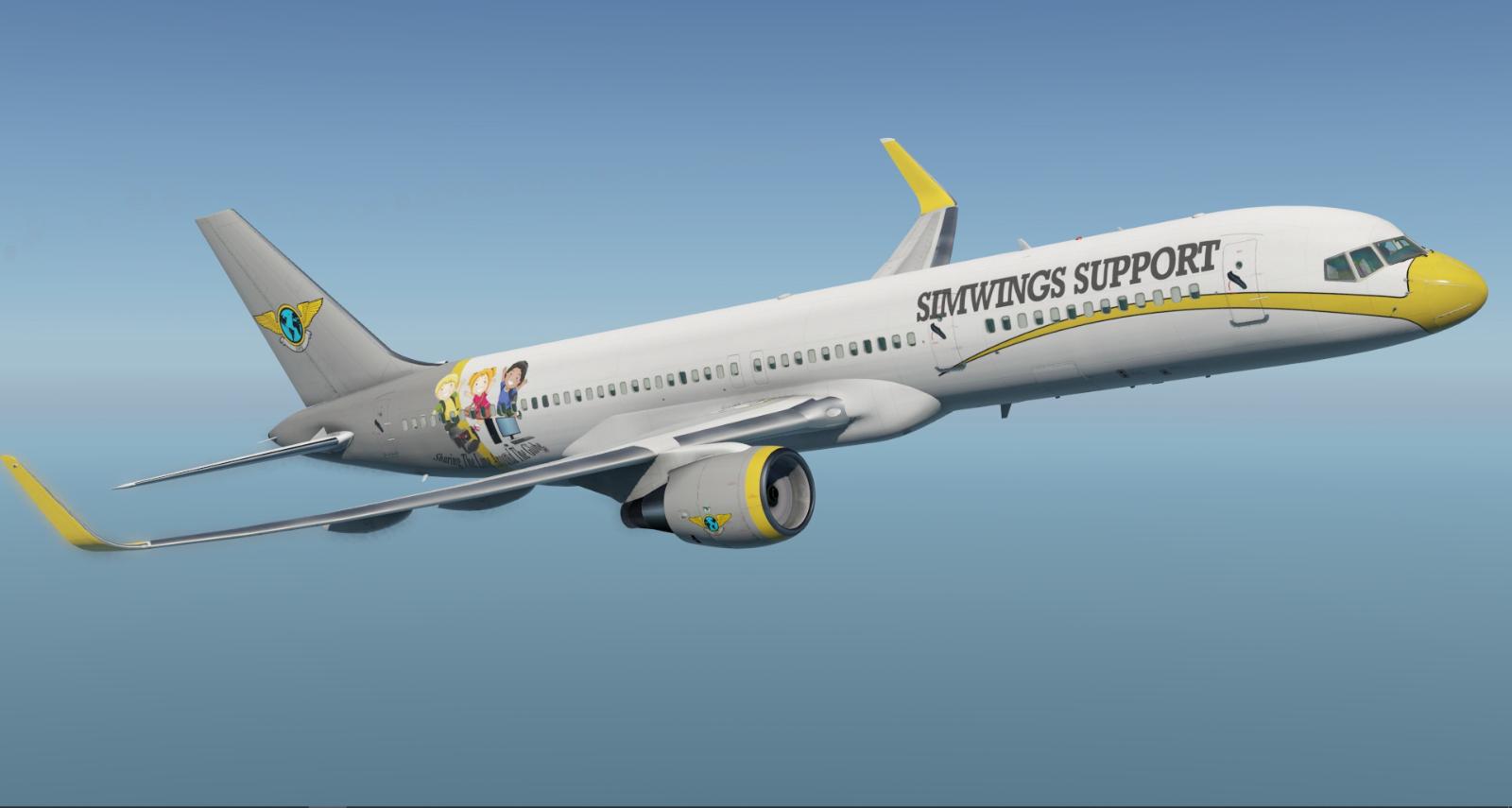 Flight Factor 757 Simwings v3 - Aircraft Skins - Liveries - X-Plane.Org ...