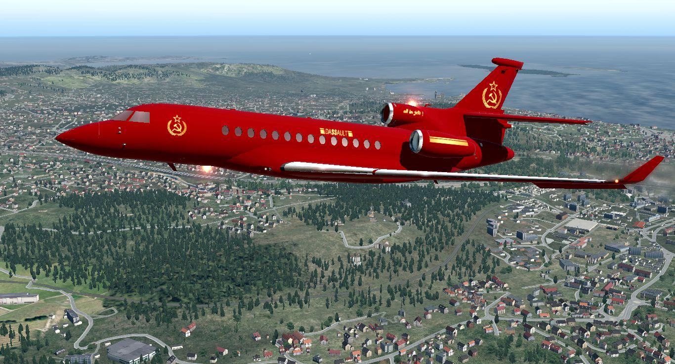 Red Falcon 7X (fictional) livery - Aircraft Skins - Liveries - X-Plane ...