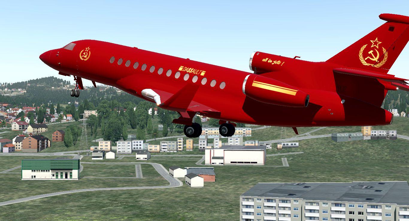 Red Falcon 7X (fictional) livery - Aircraft Skins - Liveries - X-Plane ...